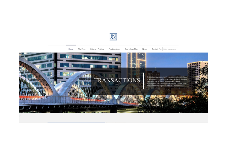 BGS Law Firm with Sandy Hibbard Creative